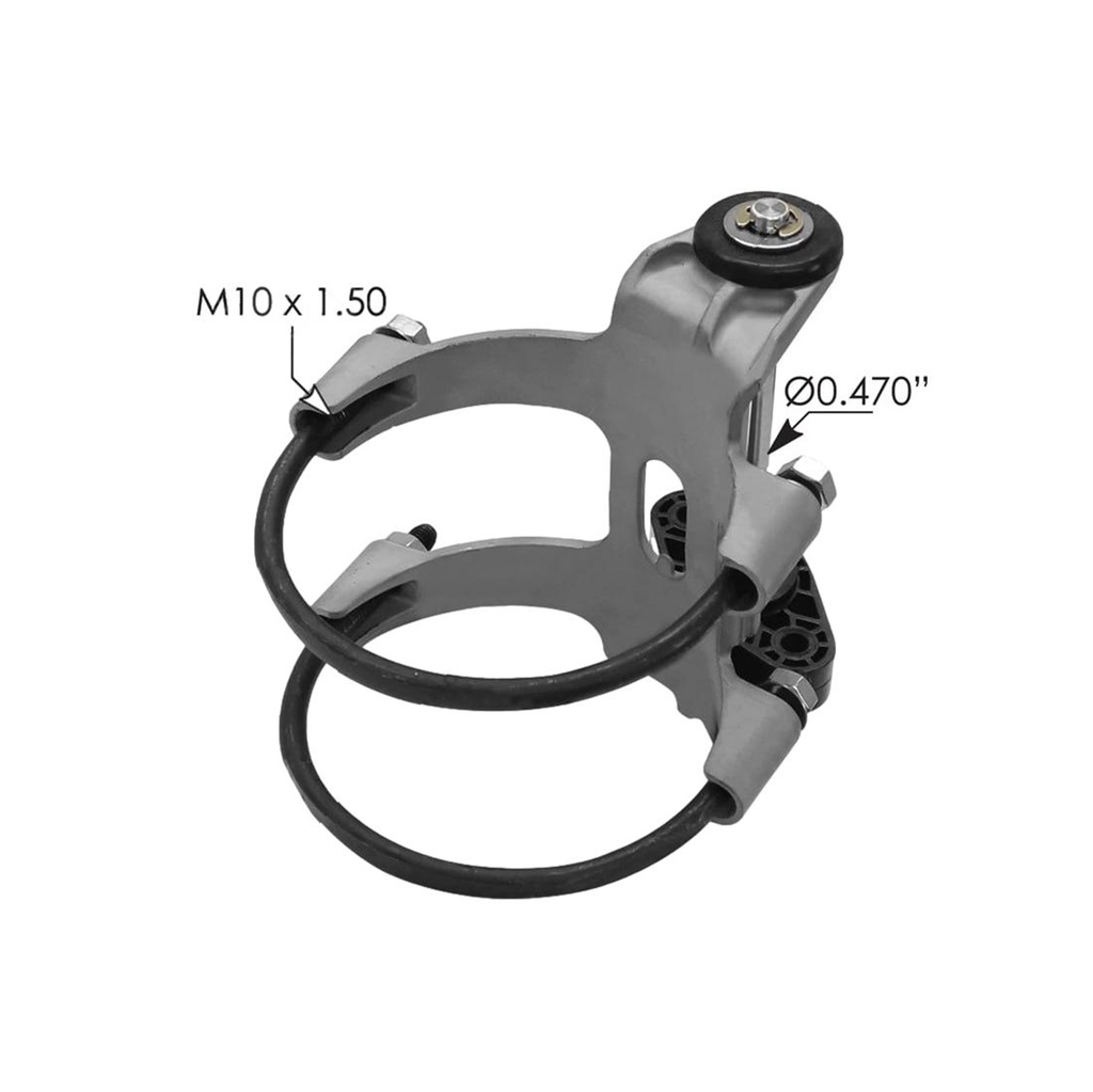 Exhaust Slider Clamp Assy Peterbilt RH 562.U75166048R M166048R | KAHGO Truck Parts